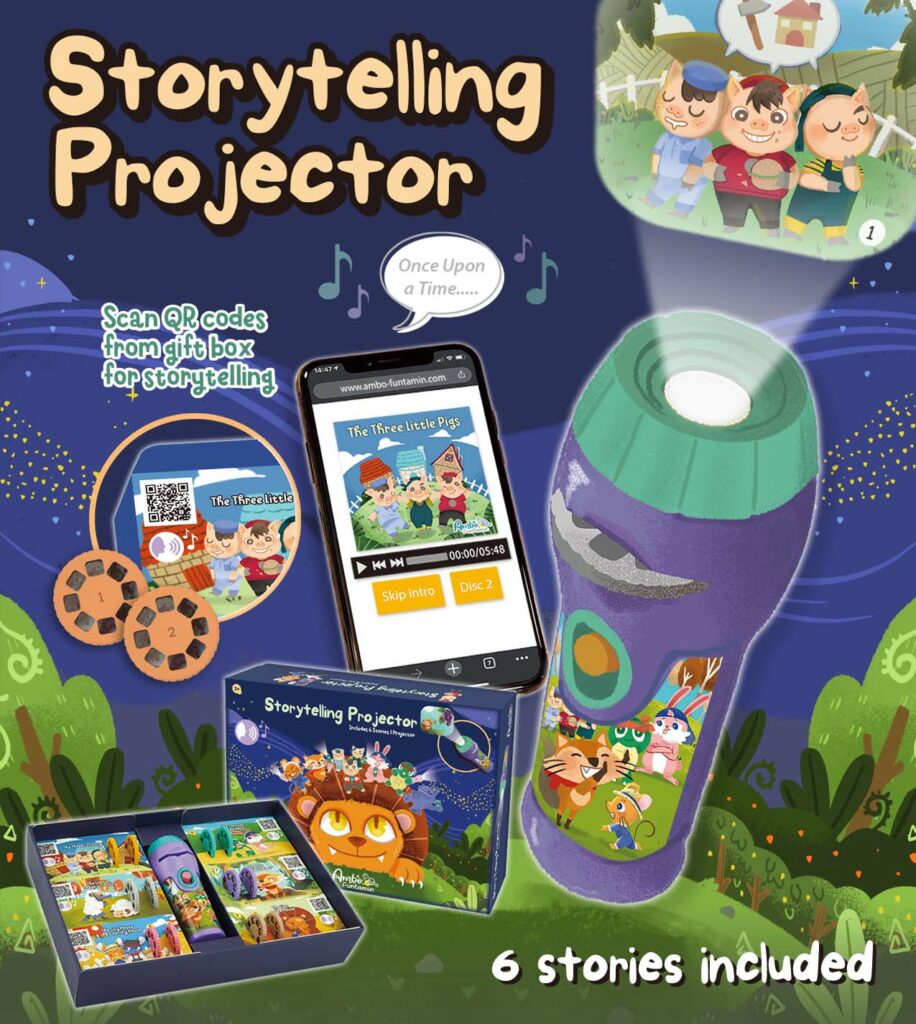 Storytelling Projector Gift Box Set – Ambo Funtamin