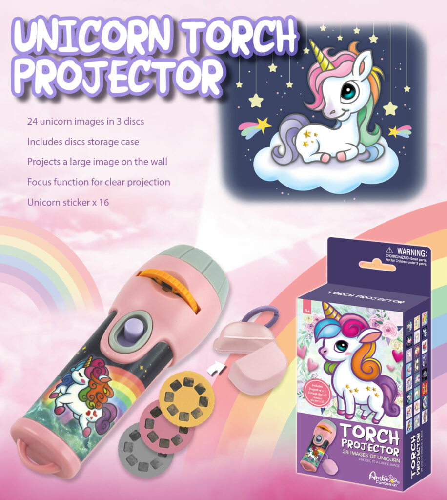 Unicorn Torch Projector (with disc case) – Ambo Funtamin